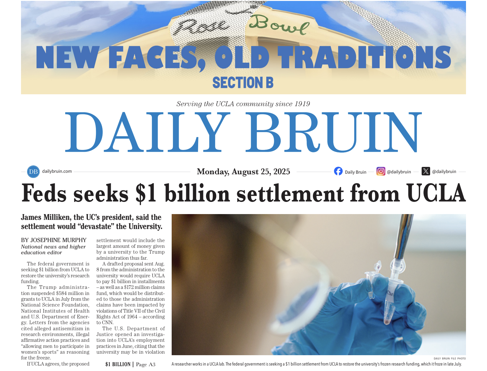 Daily Bruin Print Issue – Aug. 25, 2025 - Daily Bruin